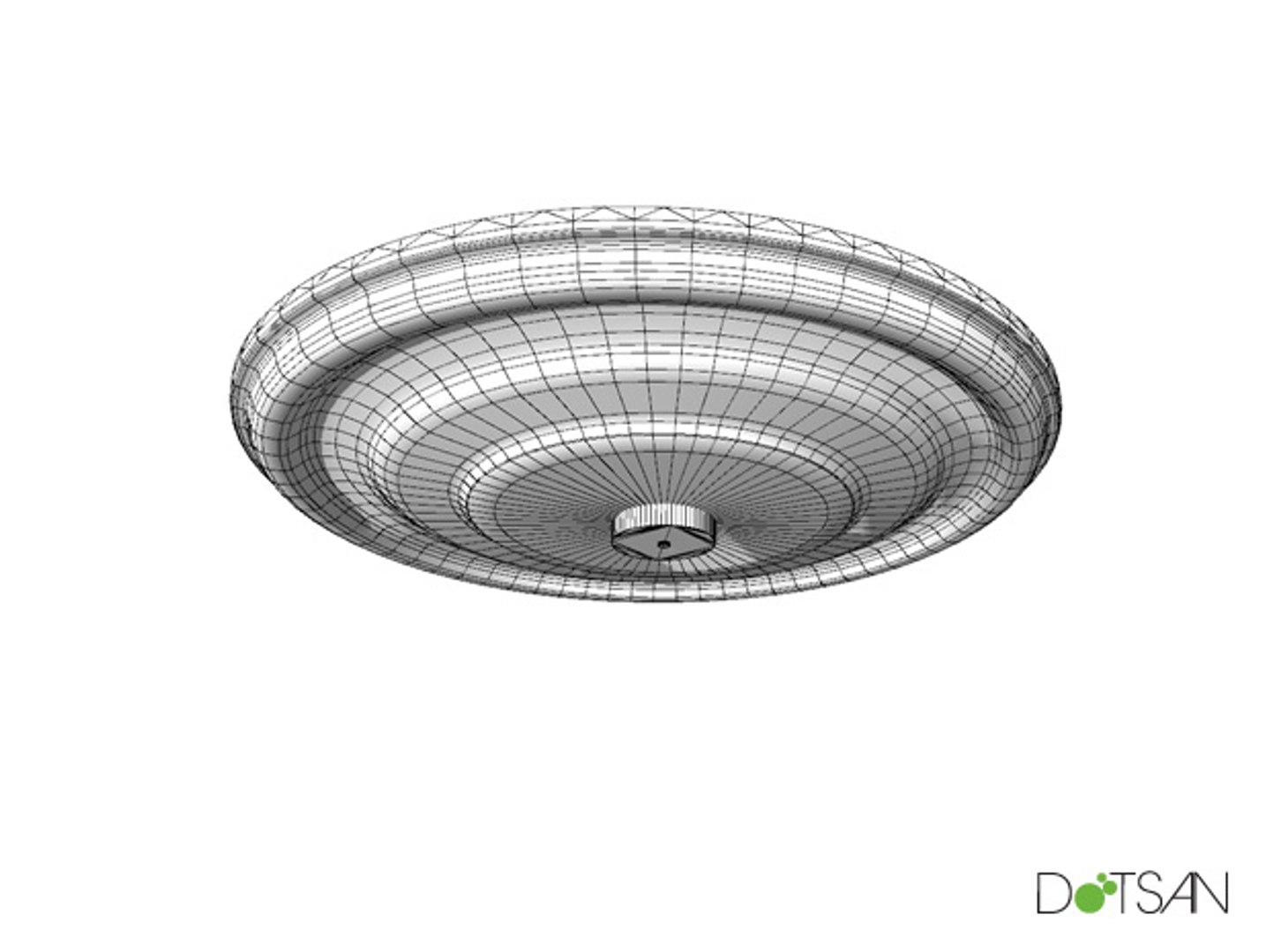 3d Model Simple Ceiling Rose