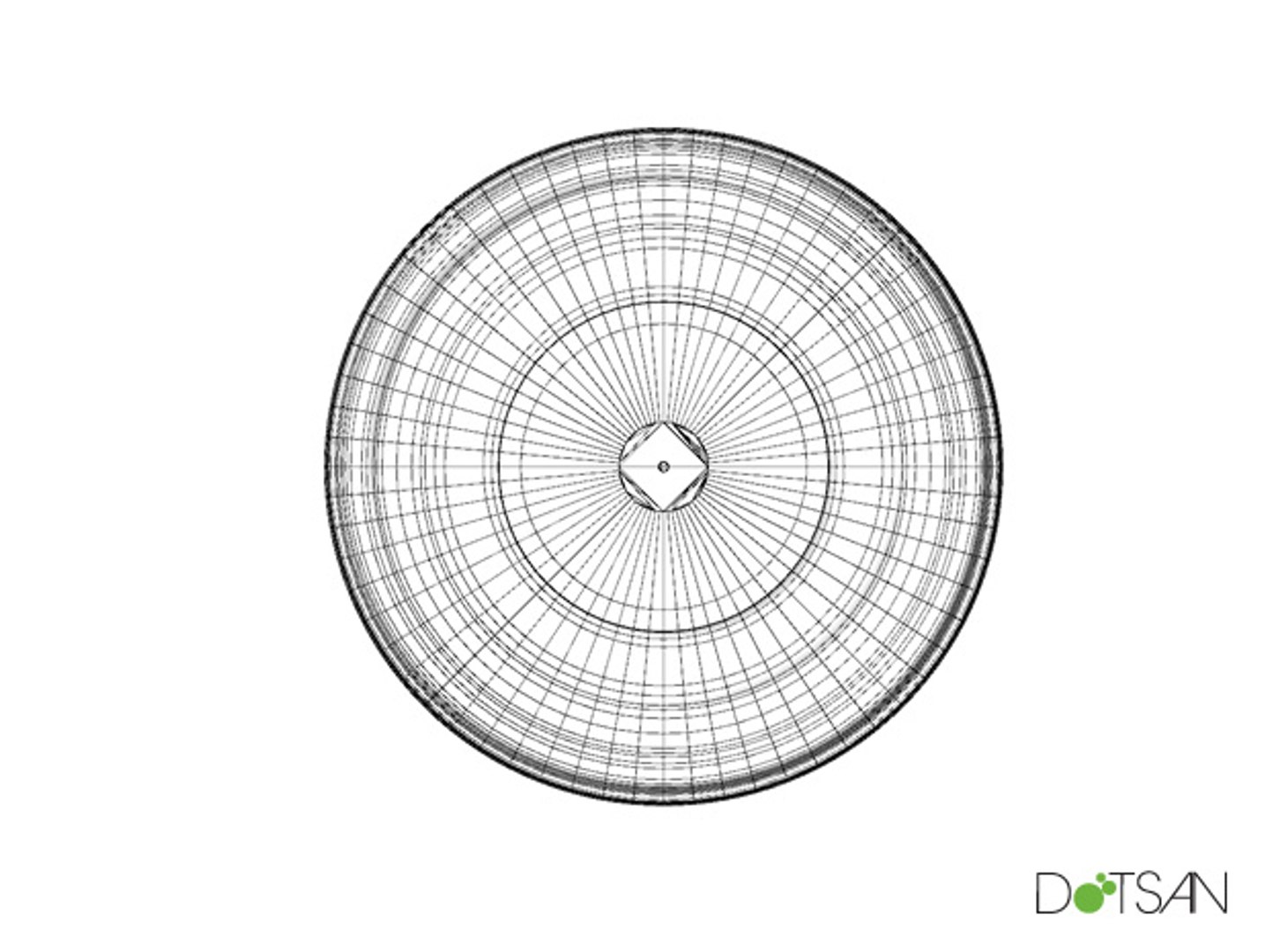 3d Model Simple Ceiling Rose