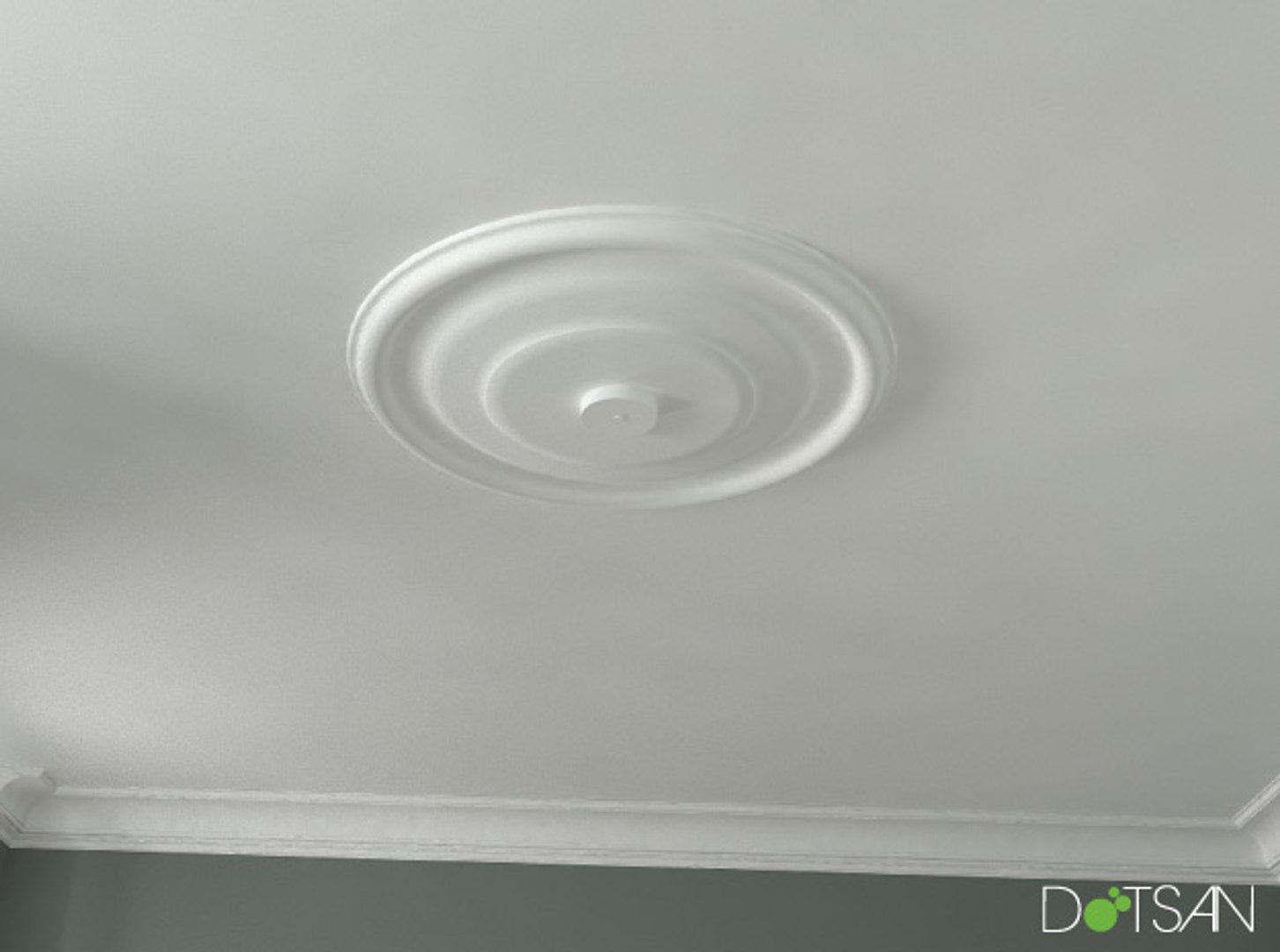 3d Model Simple Ceiling Rose