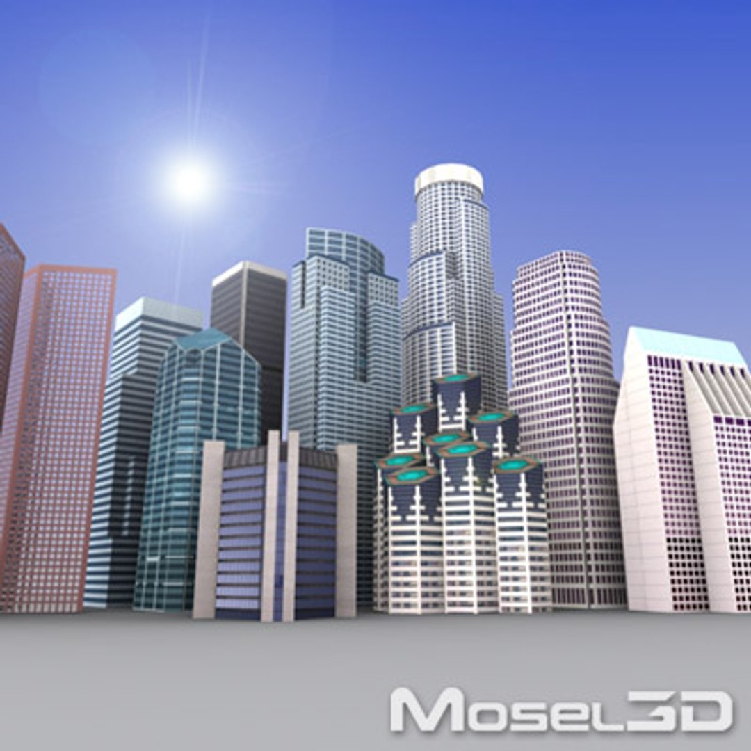 Realtime Buildings 3d Model