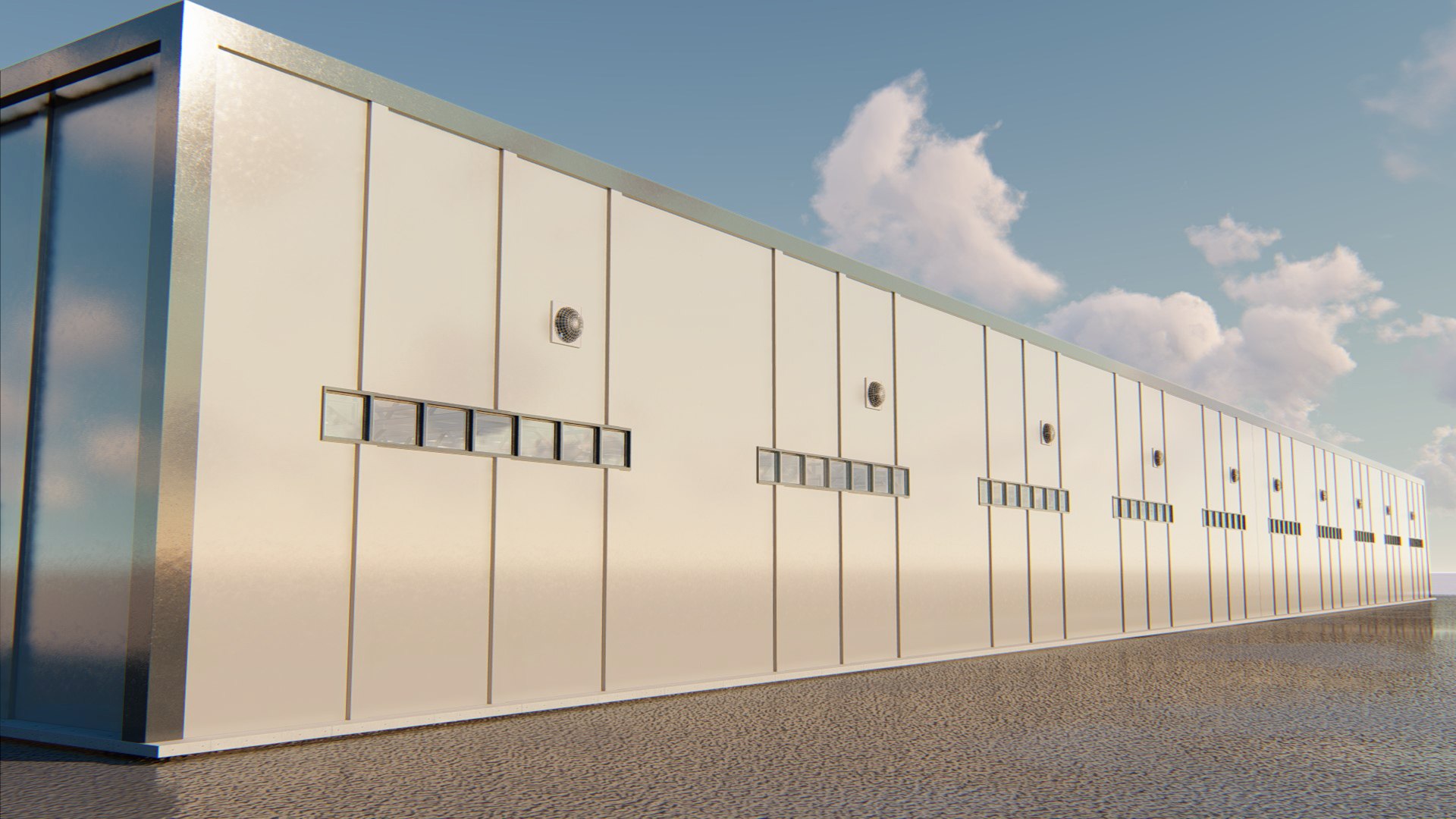 Warehouse 3D Model - TurboSquid 1694286