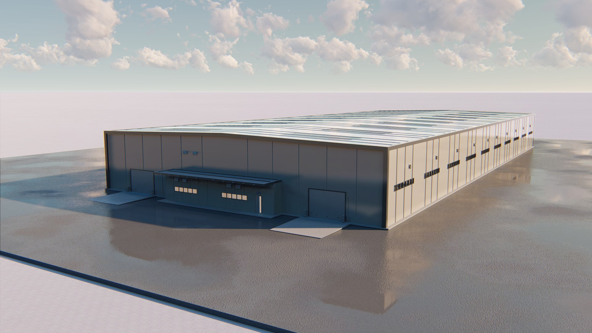 Warehouse 3D Model - TurboSquid 1694286