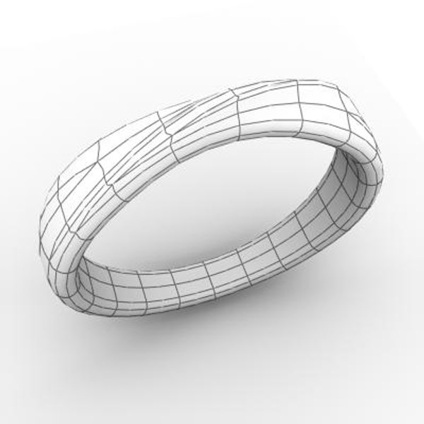 organic design ring 3d model