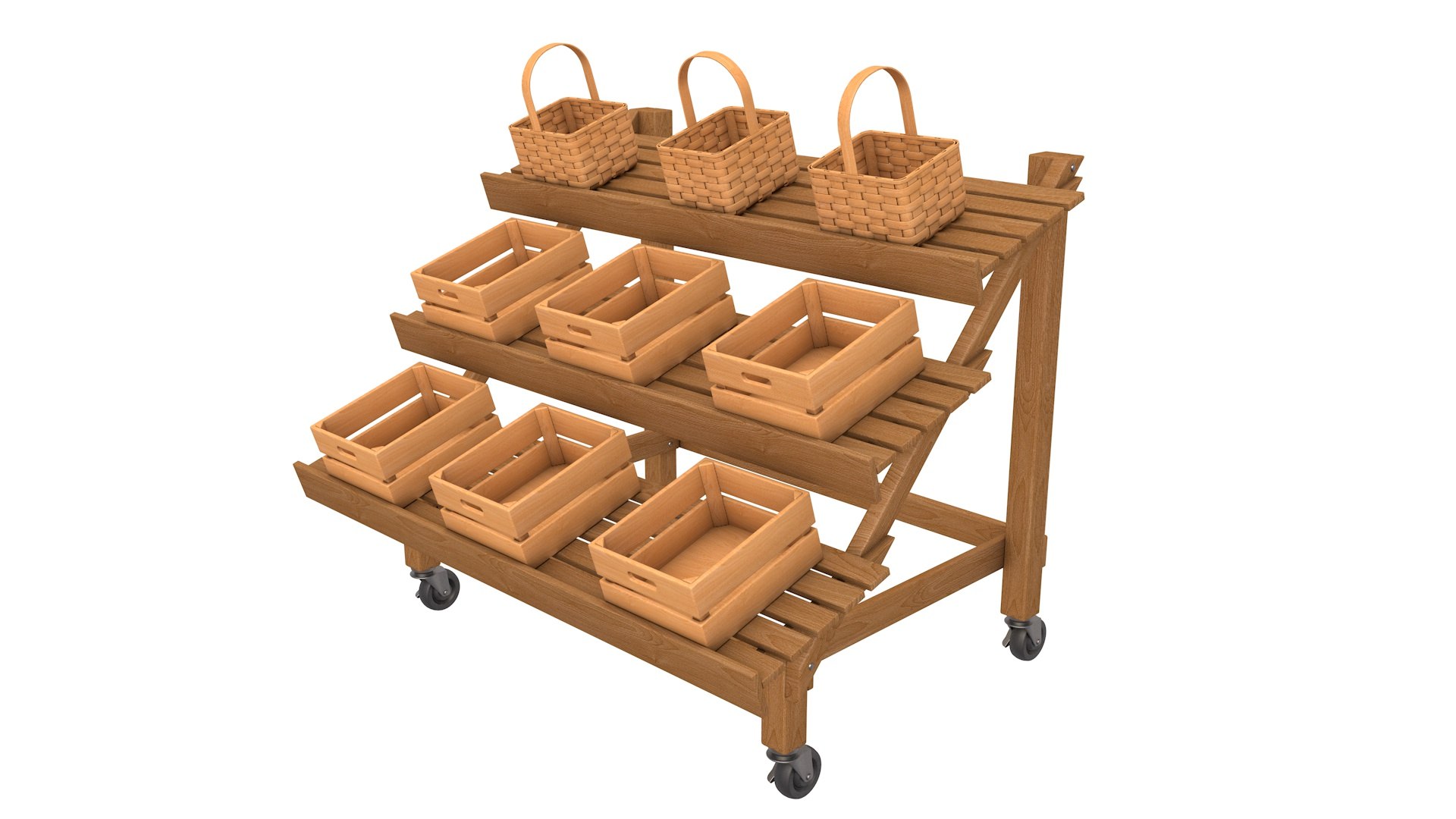 3D Bakery Stand - TurboSquid 1974207