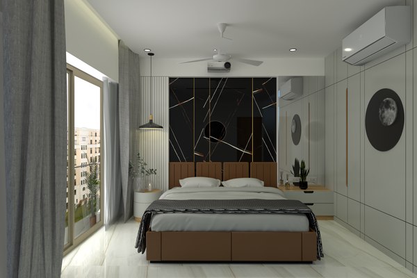 Master bedroom 3D model - TurboSquid 1809799