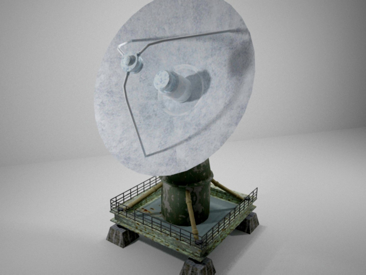 3d Antenna Radar Model