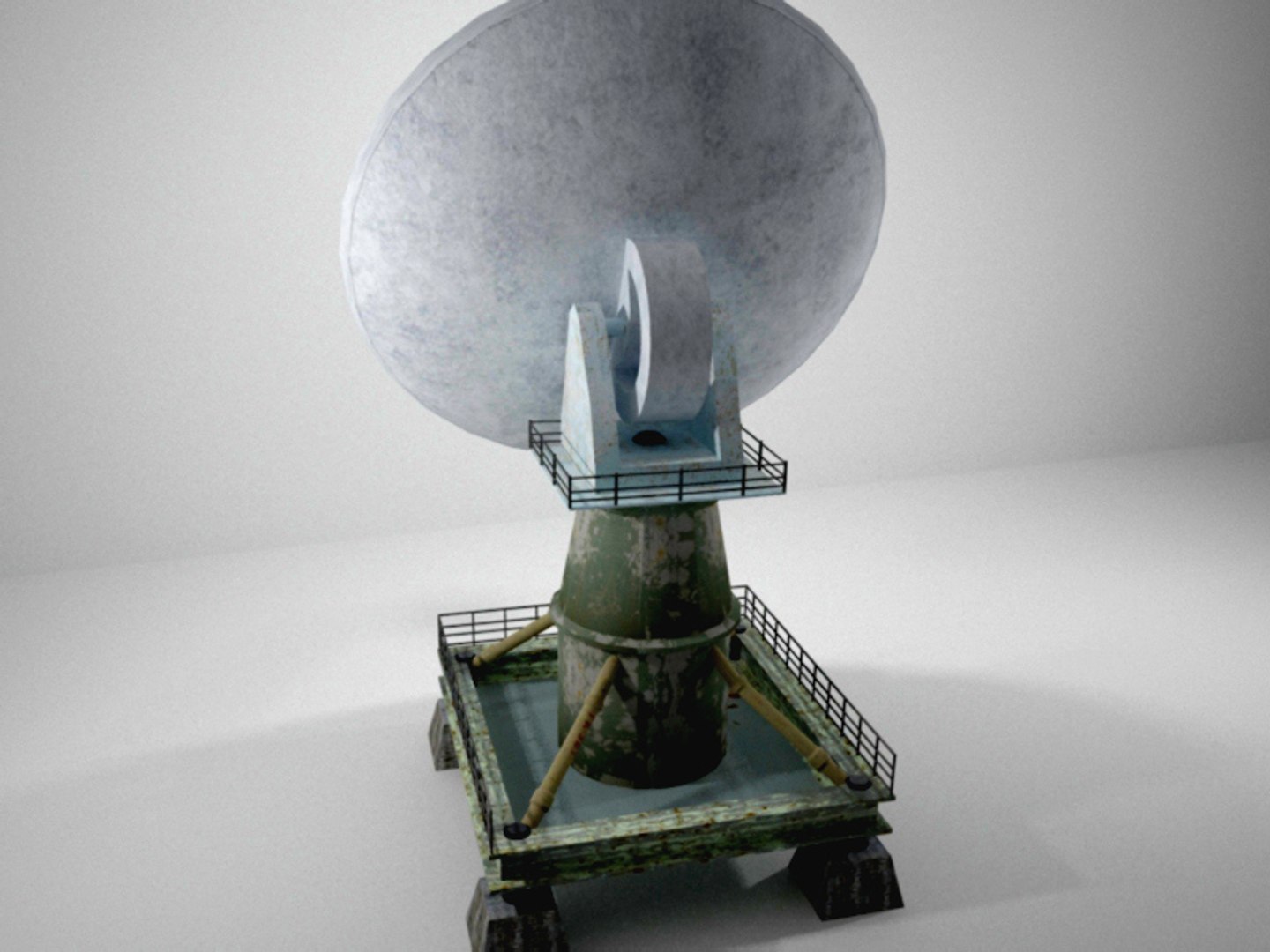 3d Antenna Radar Model