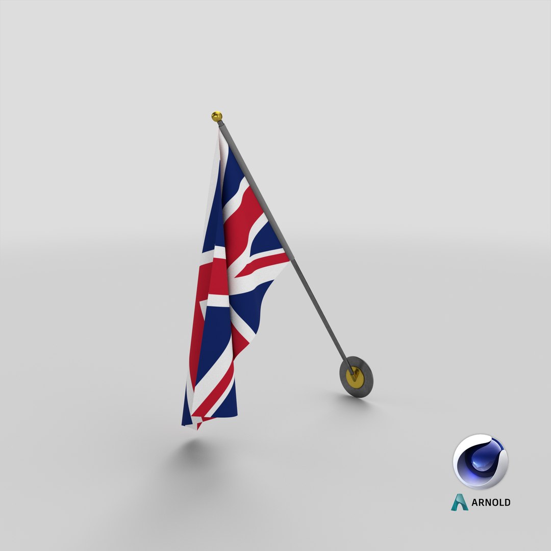3D British Flag V5 - TurboSquid 1883568
