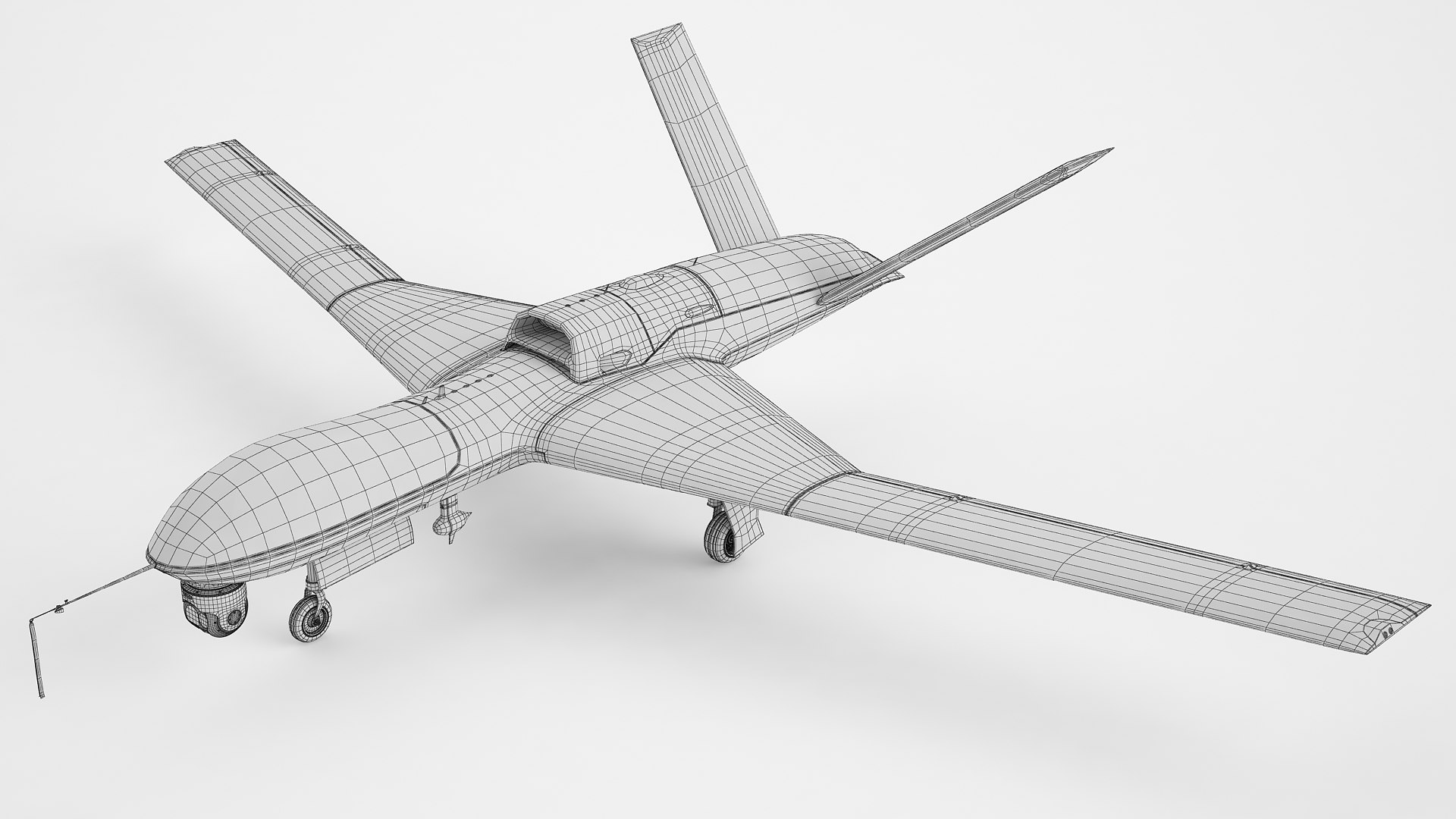UAV MQ 20 Avenger 01 3D Model - TurboSquid 1947096