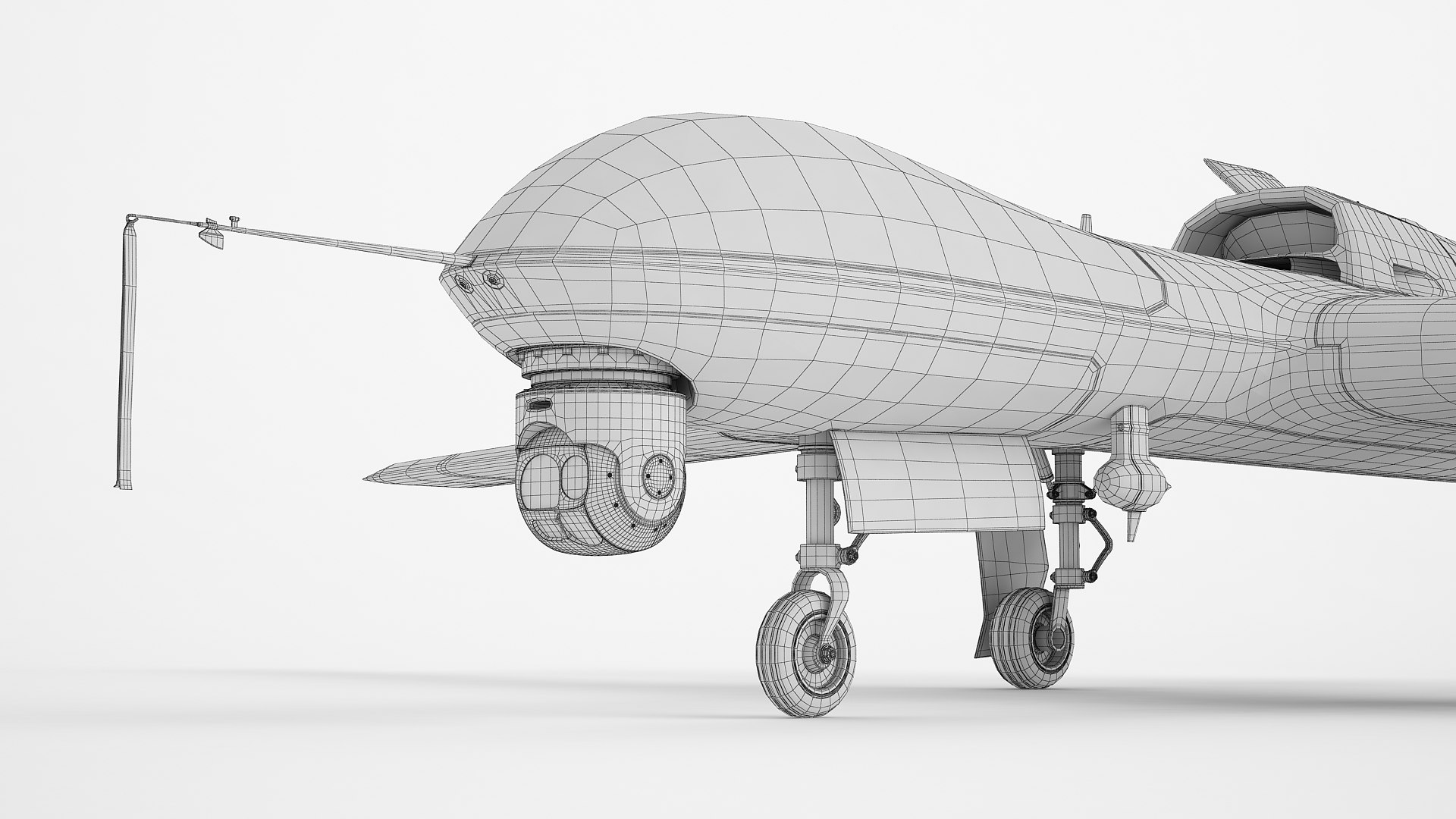 UAV MQ 20 Avenger 01 3D Model - TurboSquid 1947096