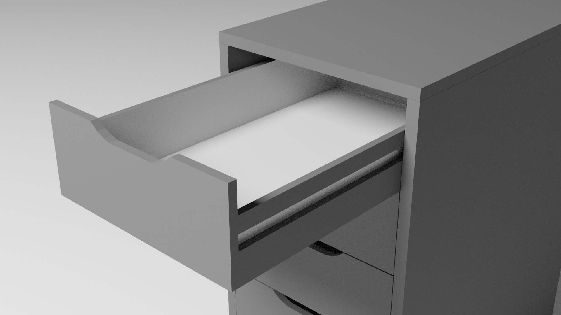 Drawer File 3D Model - TurboSquid 1557816