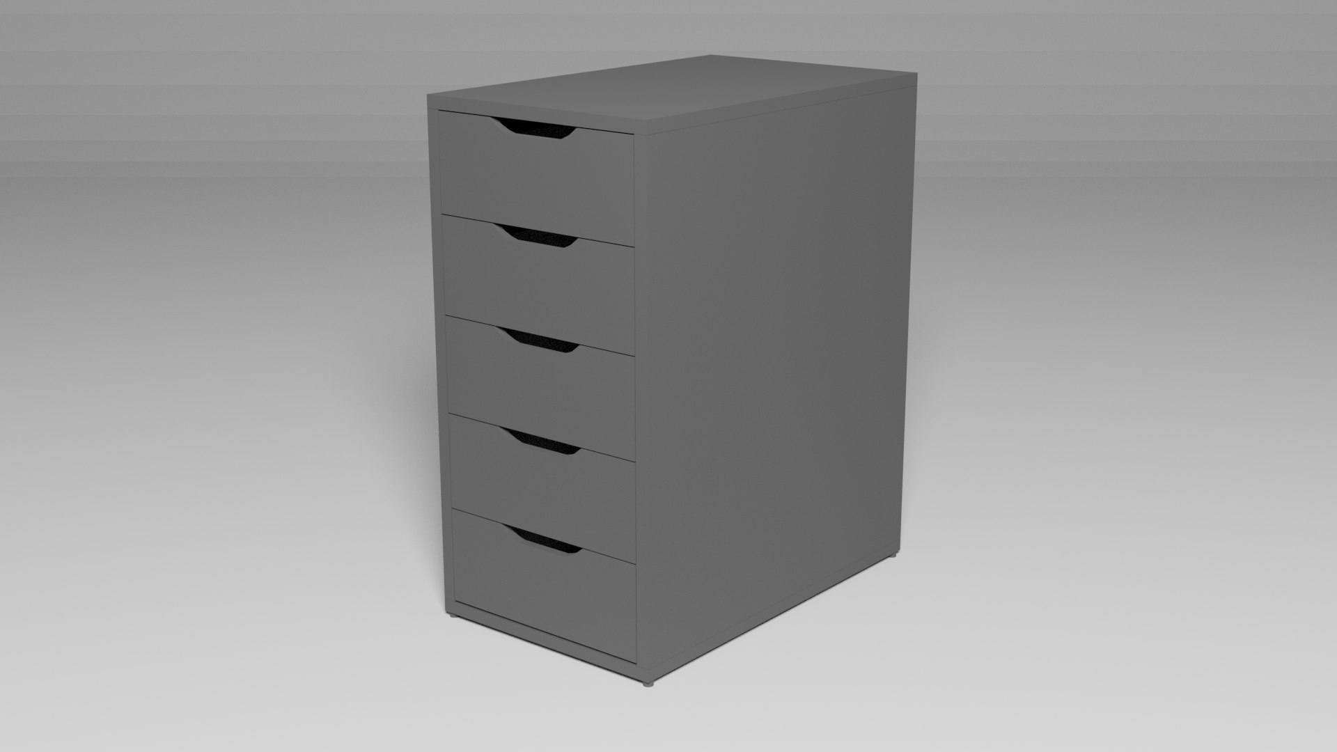 Drawer File 3D Model - TurboSquid 1557816
