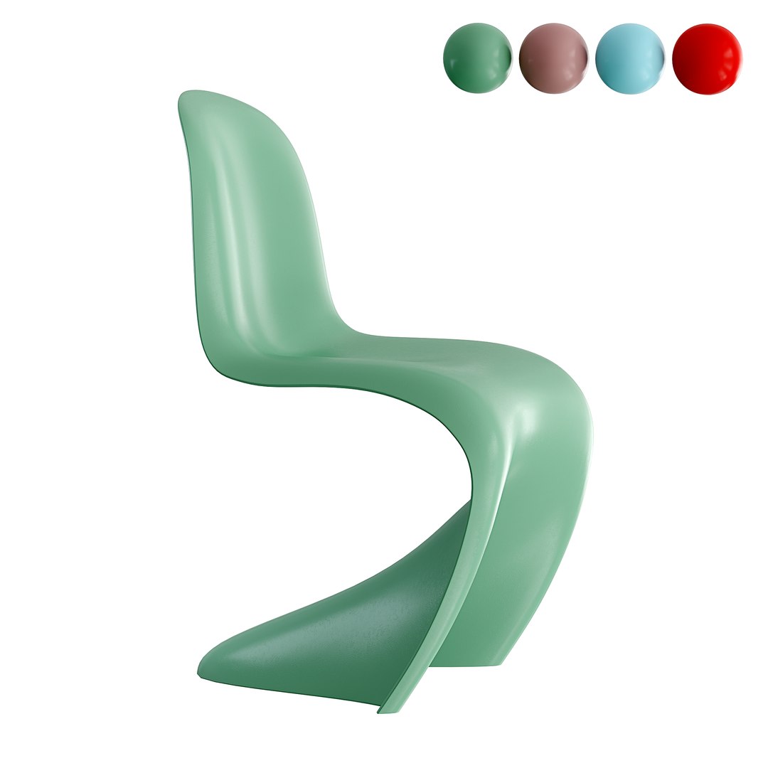 3D Panton Chair by Verner Panton 1967 model - TurboSquid 1931486