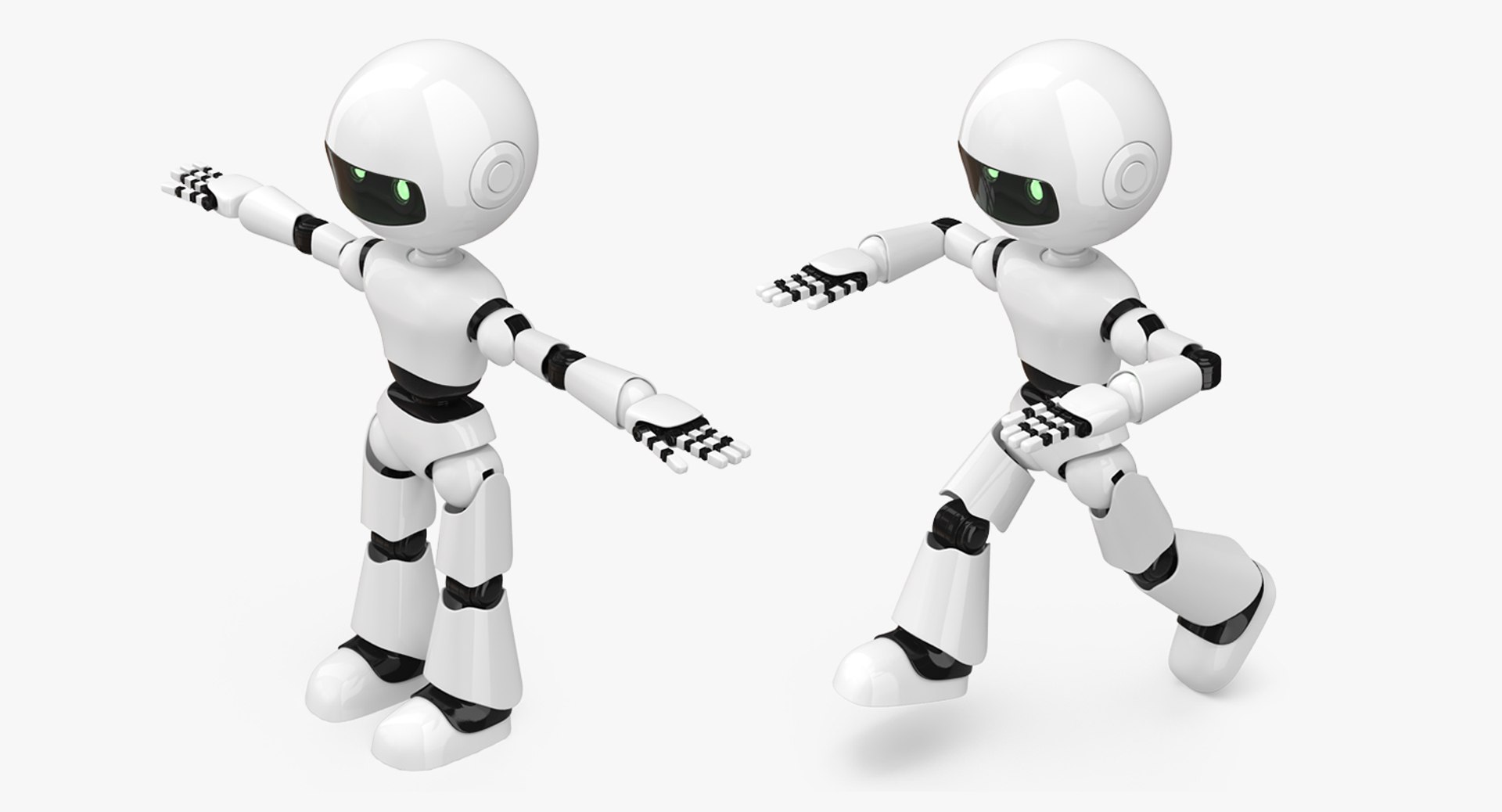 3D Model Modern Robot Rigged Blender - TurboSquid 1511669