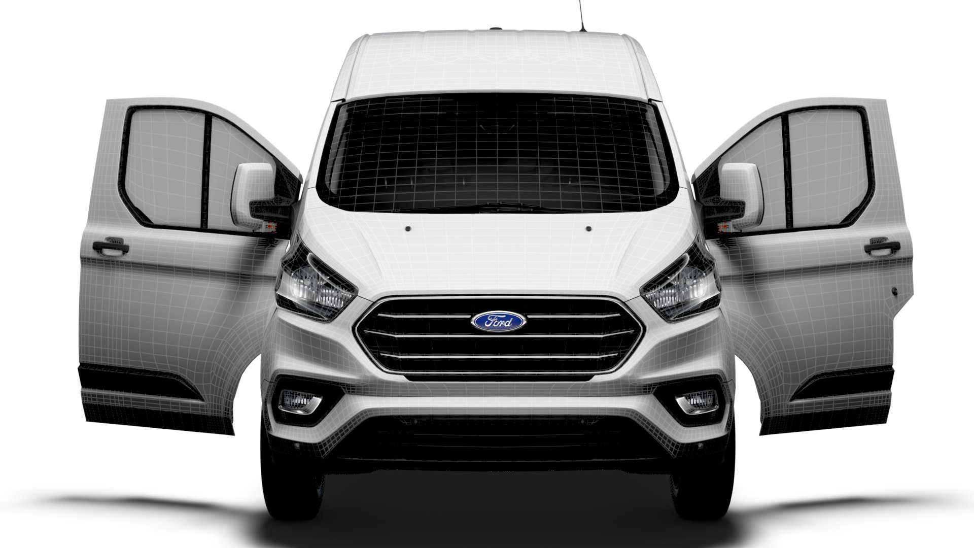 3D Ford Transit Custom L2H2 UKspec HQInterior 2022 Model - TurboSquid ...