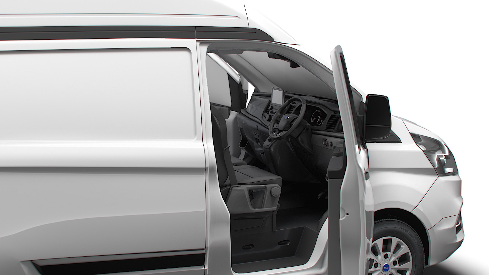 3D Ford Transit Custom L2H2 UKspec HQInterior 2022 Model - TurboSquid ...