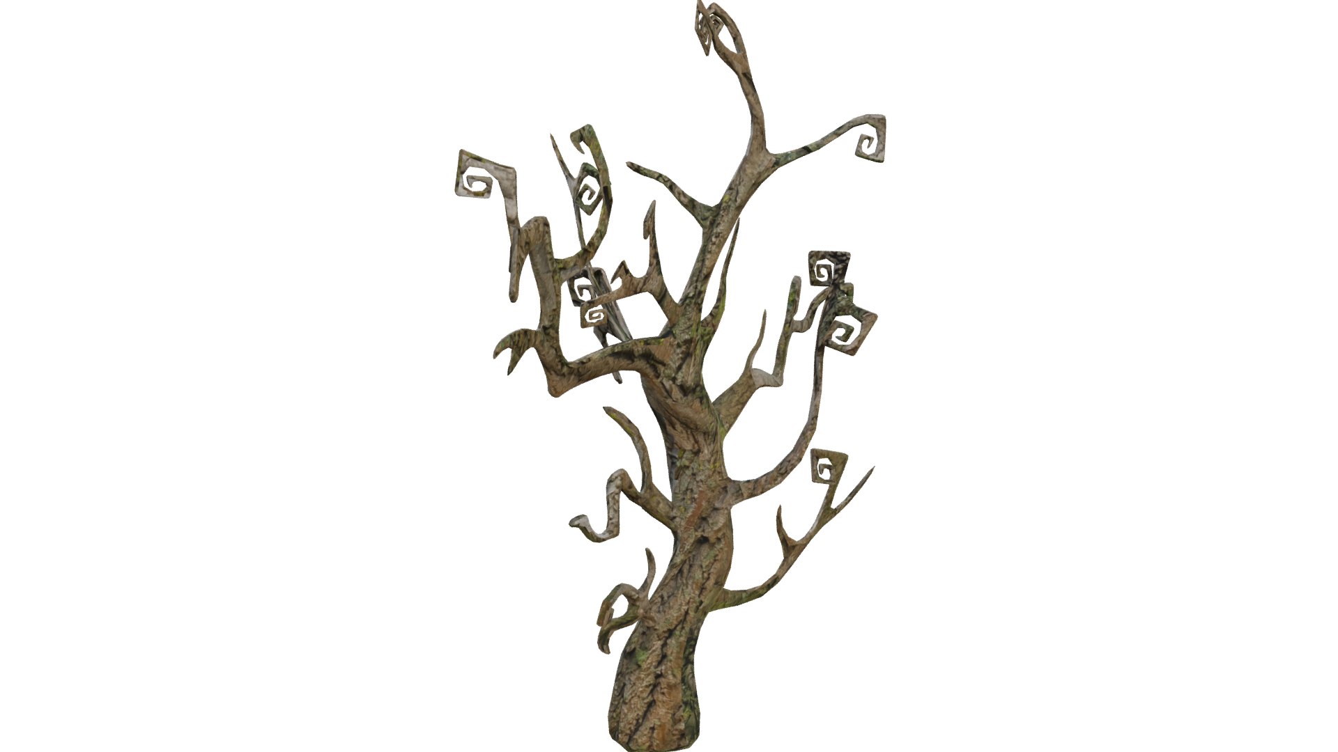 3D Spooky Tree Low-poly 3D model - TurboSquid 2149015