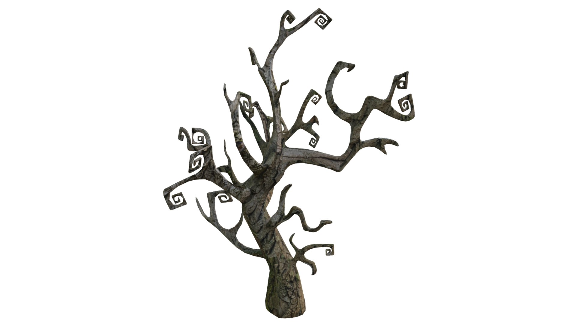 3D Spooky Tree Low-poly 3D model - TurboSquid 2149015