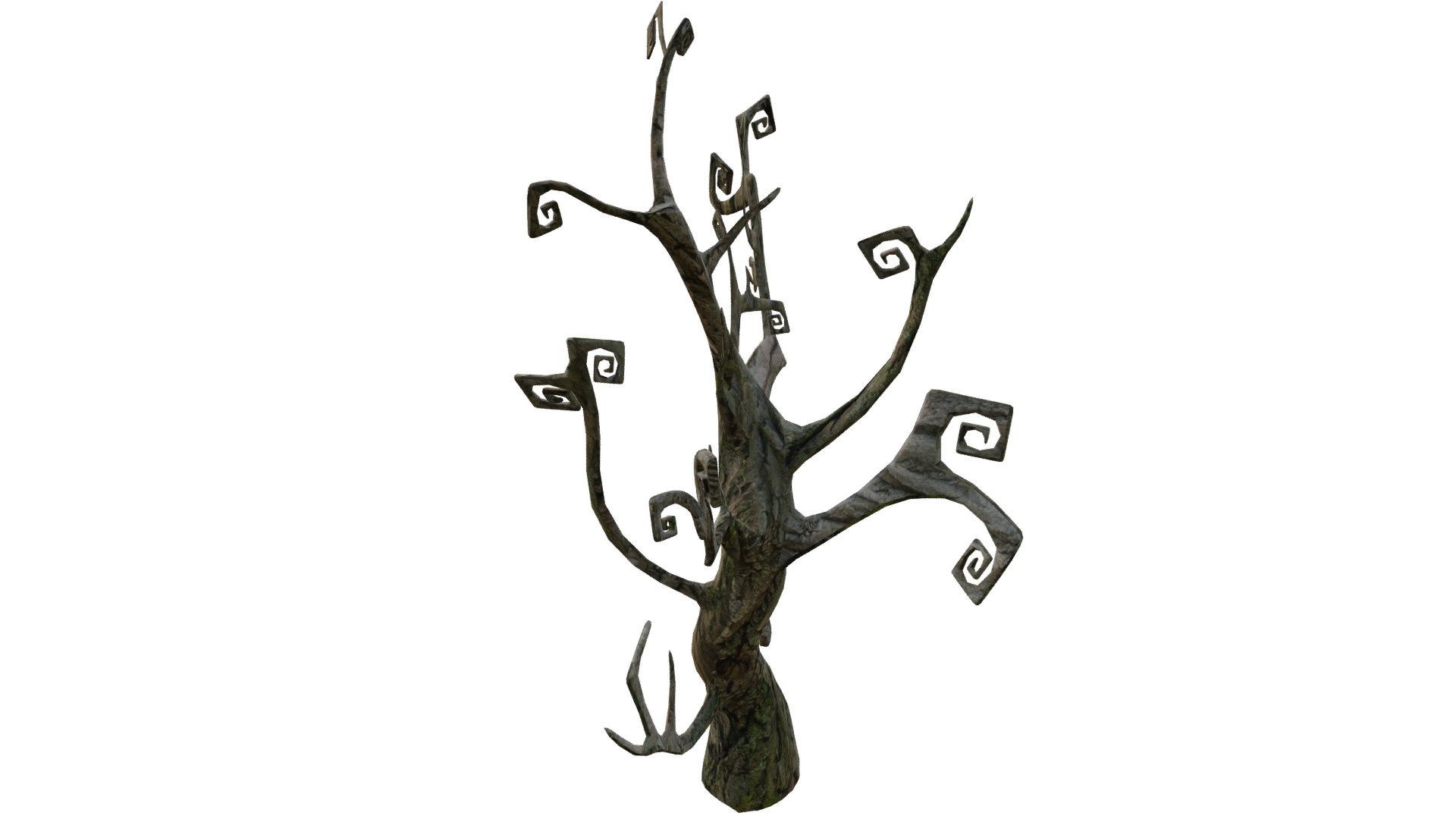 3D Spooky Tree Low-poly 3D model - TurboSquid 2149015