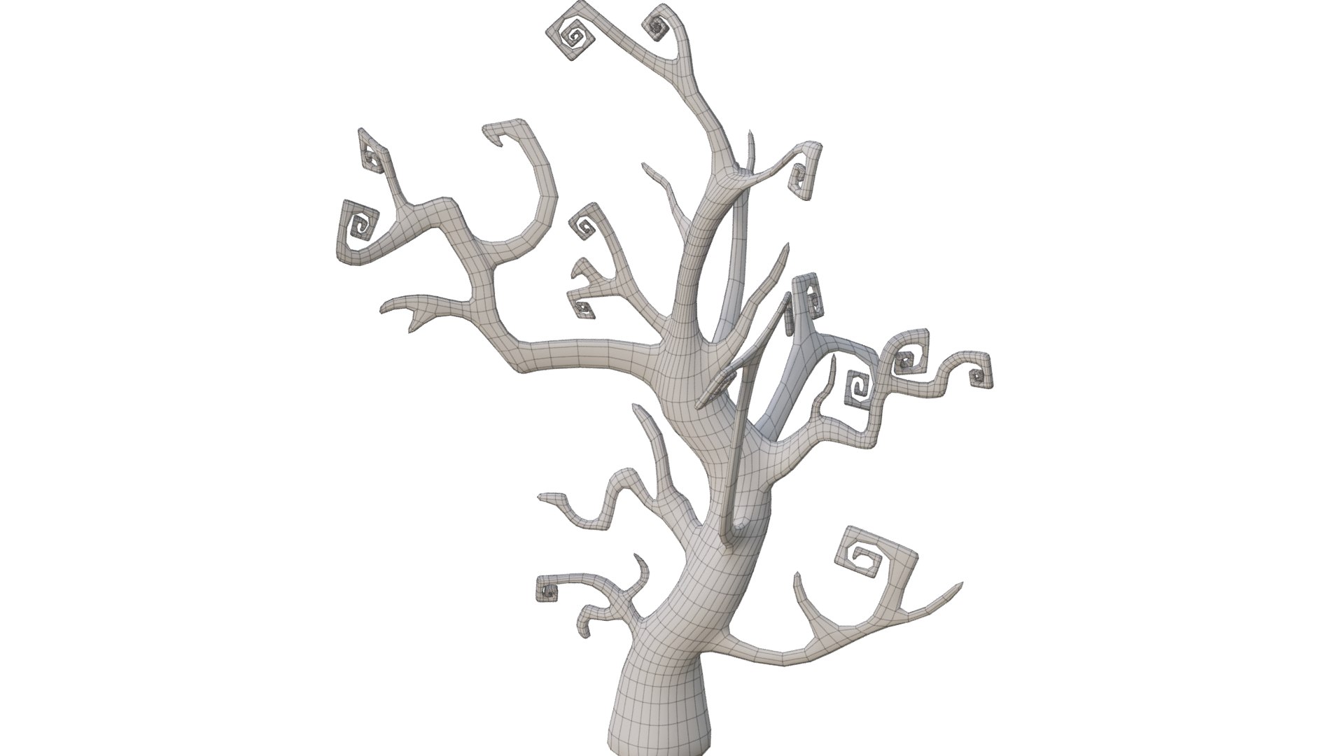 3D Spooky Tree Low-poly 3D model - TurboSquid 2149015