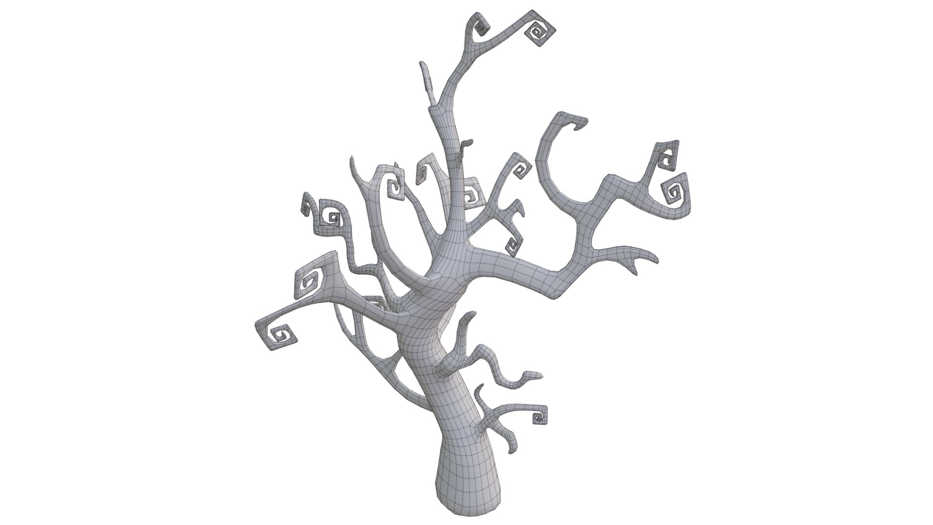 3D Spooky Tree Low-poly 3D model - TurboSquid 2149015