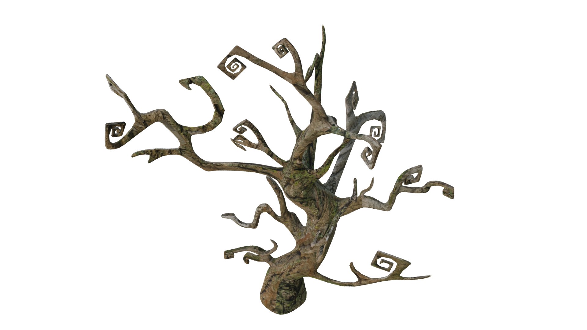 3D Spooky Tree Low-poly 3D model - TurboSquid 2149015