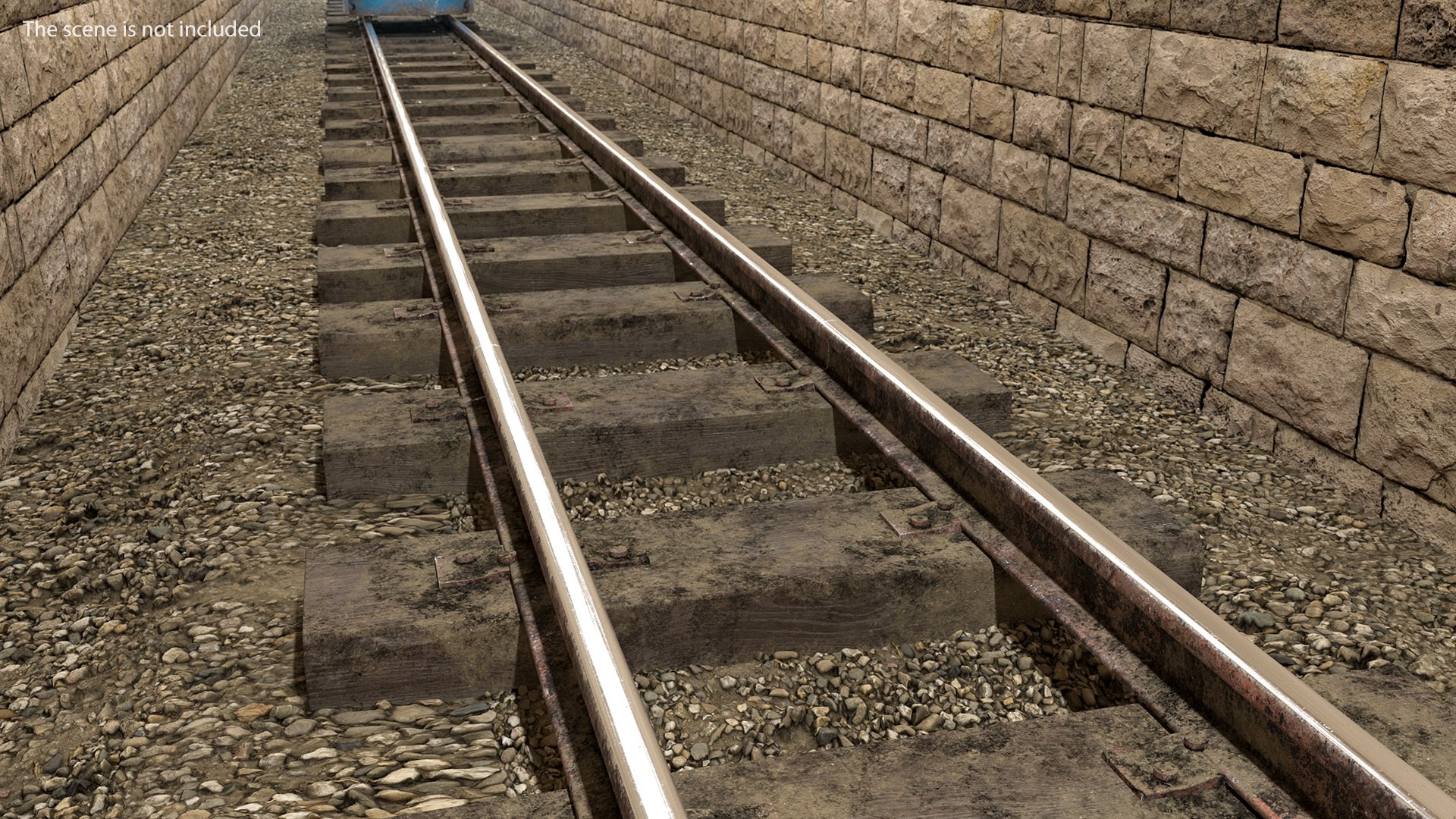 Mining locomotive minecart railway 3D model - TurboSquid 1511238