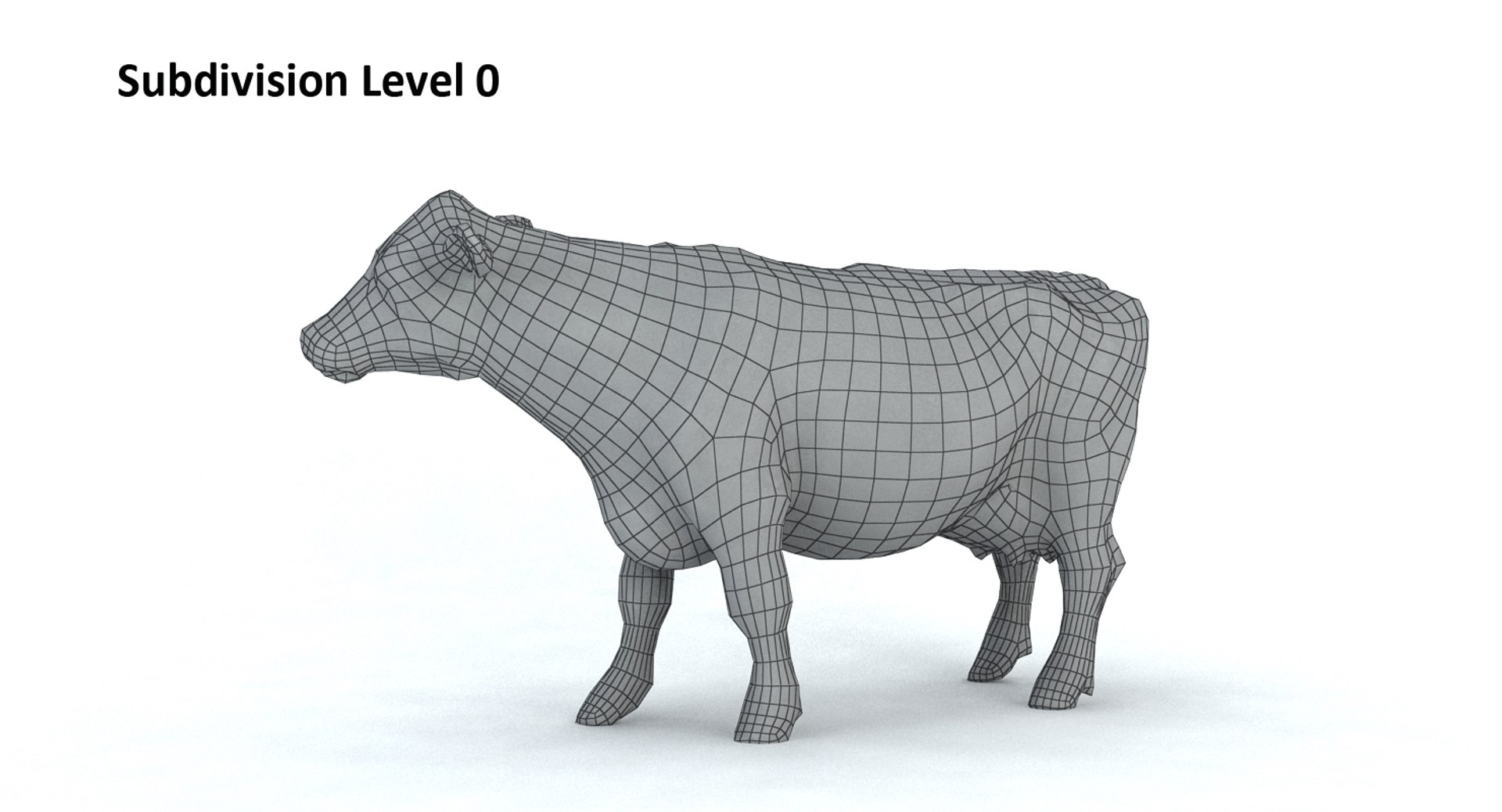 3d Cow Model