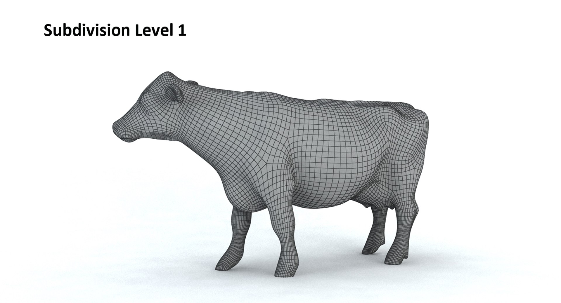 3d Cow Model