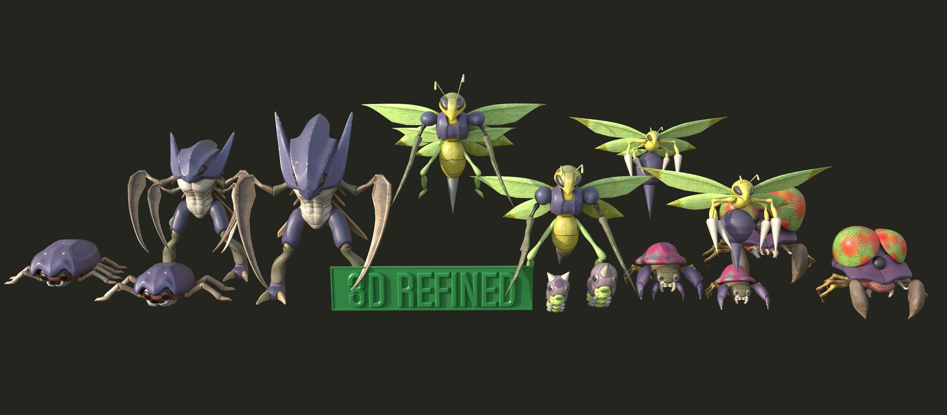 3D Model ULTIMATE CREATURE Evolution PACK - Over 100 Creature Variation - TurboSquid 2411526