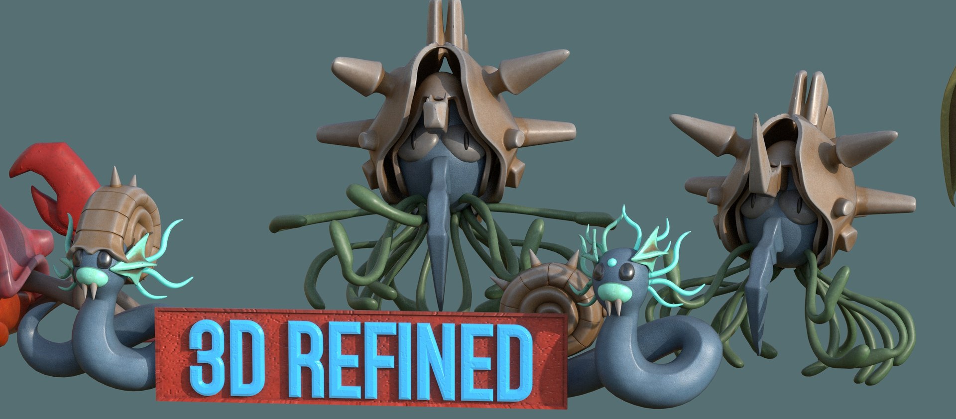 3D Model ULTIMATE CREATURE Evolution PACK - Over 100 Creature Variation - TurboSquid 2411526