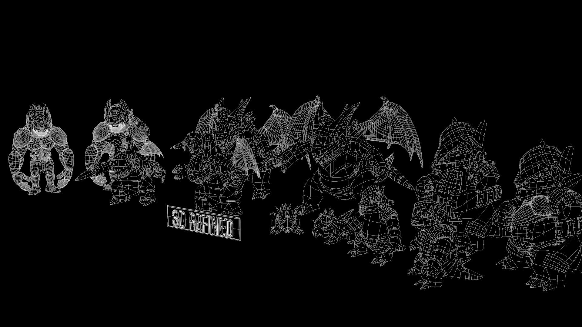 3D Model ULTIMATE CREATURE Evolution PACK - Over 100 Creature Variation ...