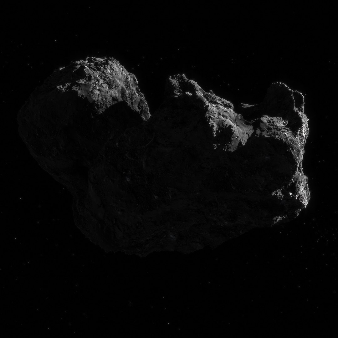 Photorealistic Comet 3d Max