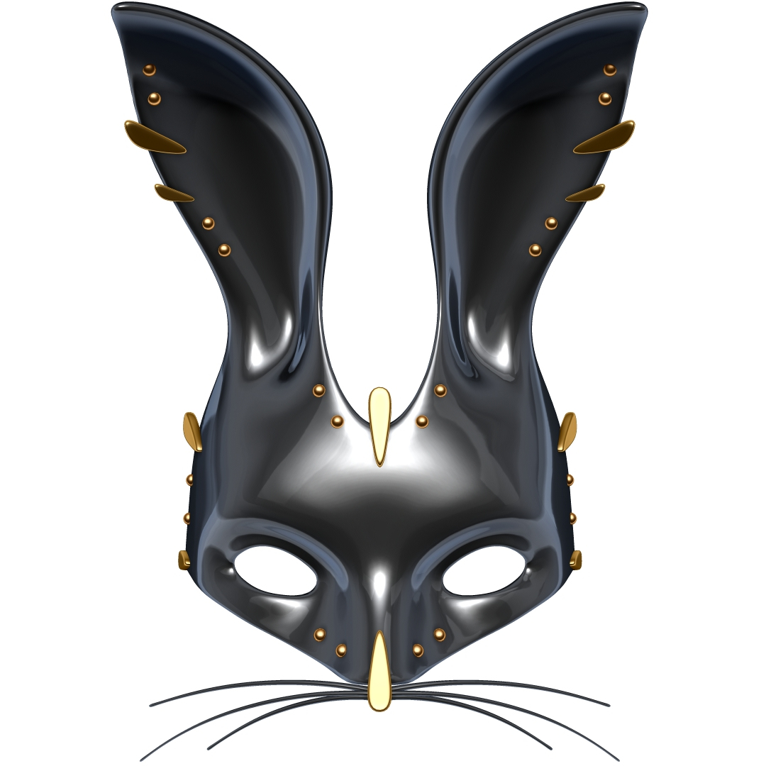 3d model bunny mask