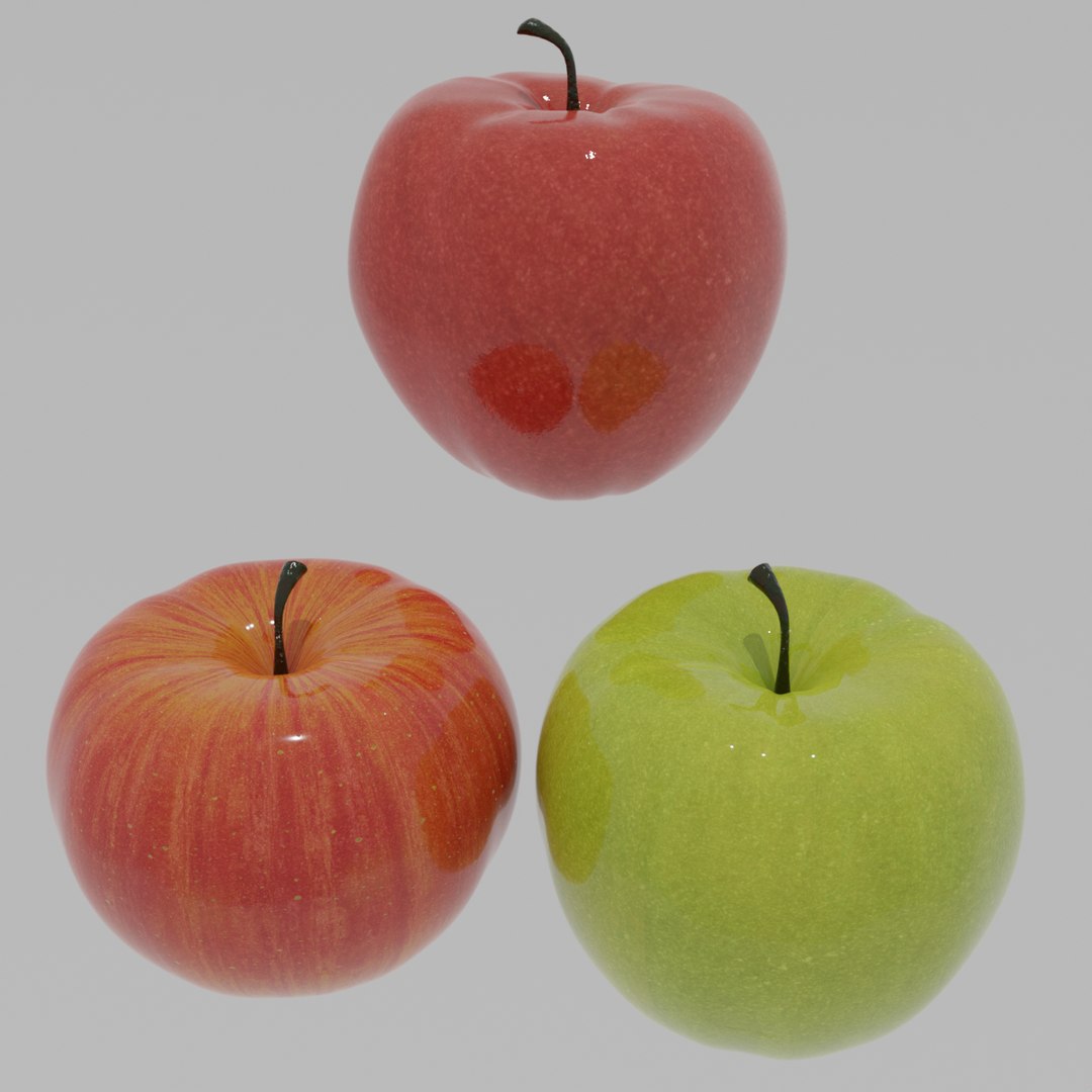 3D Apple - TurboSquid 2136827