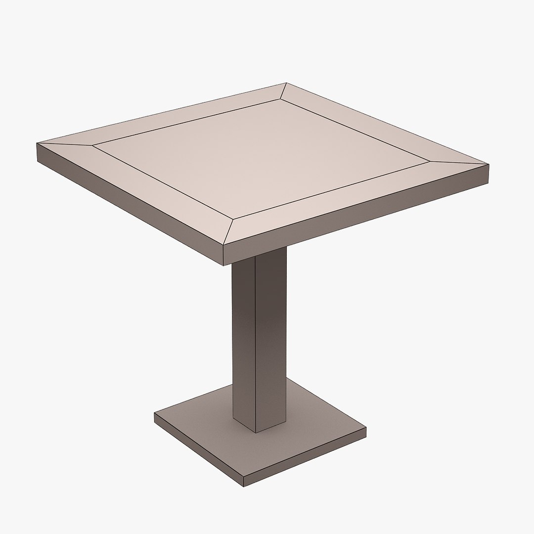 3d model of table