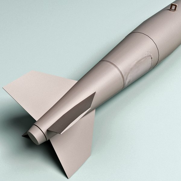 aircraft bomb mk-82 conical 3d model