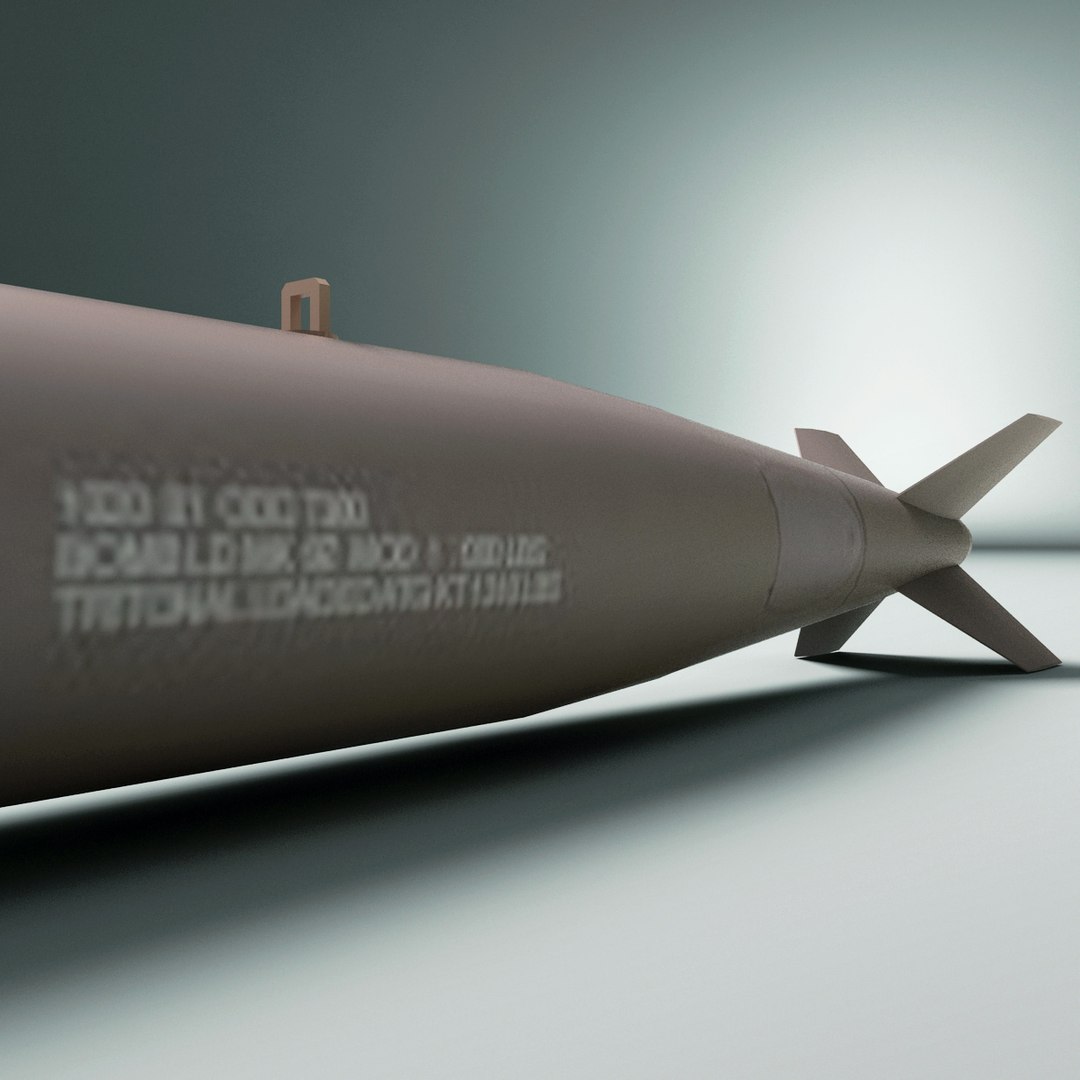 Aircraft Bomb Mk-82 Conical 3d Model
