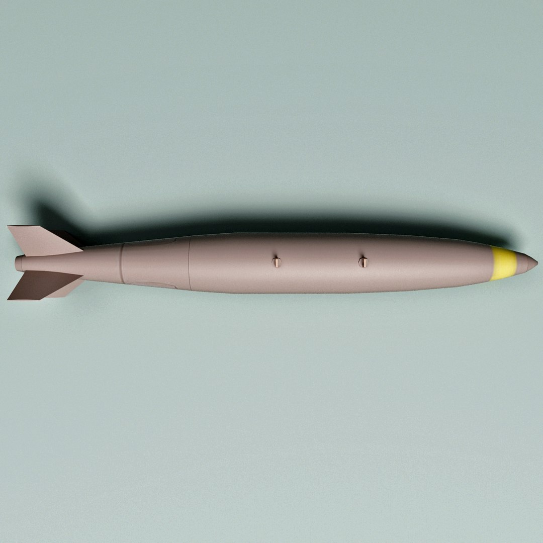 Aircraft Bomb Mk-82 Conical 3d Model