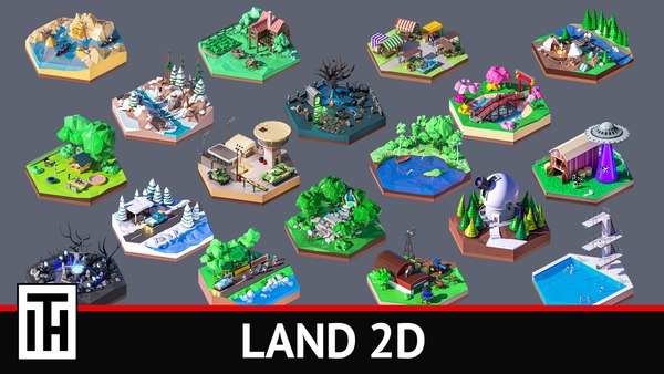 Blender 2d Models | TurboSquid