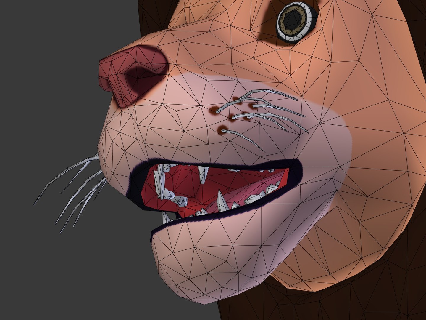 3D Lion Cartoon Model - TurboSquid 1495838