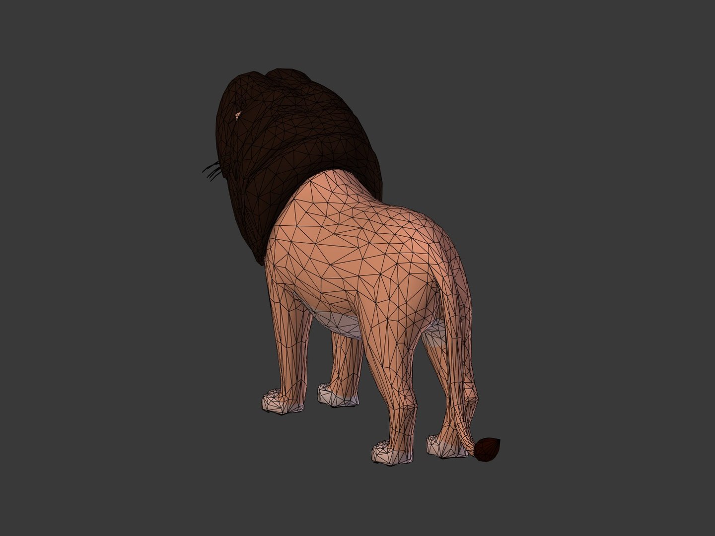 3D Lion Cartoon Model - TurboSquid 1495838