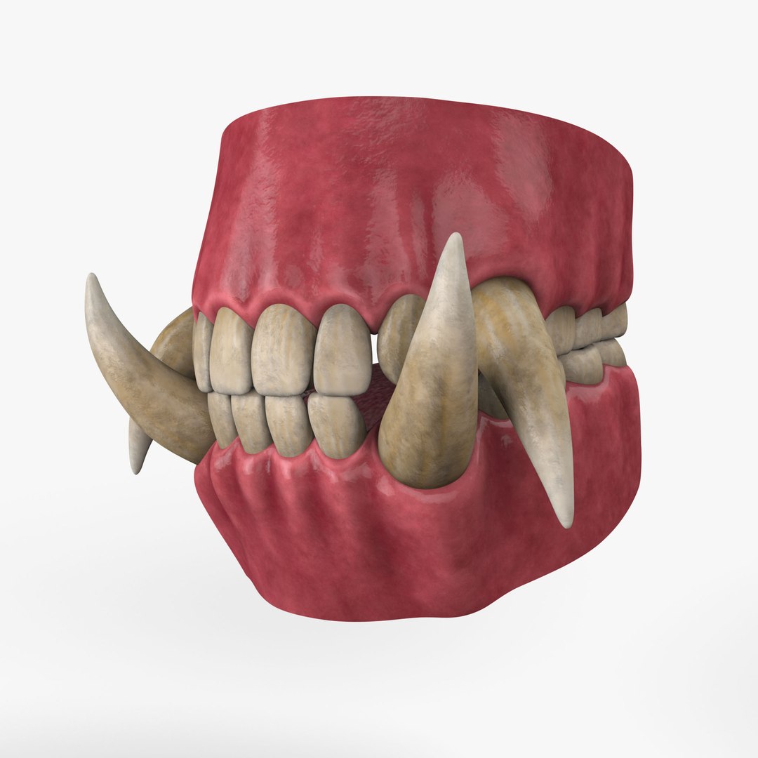 3D Orc Teeth Model - TurboSquid 1981574