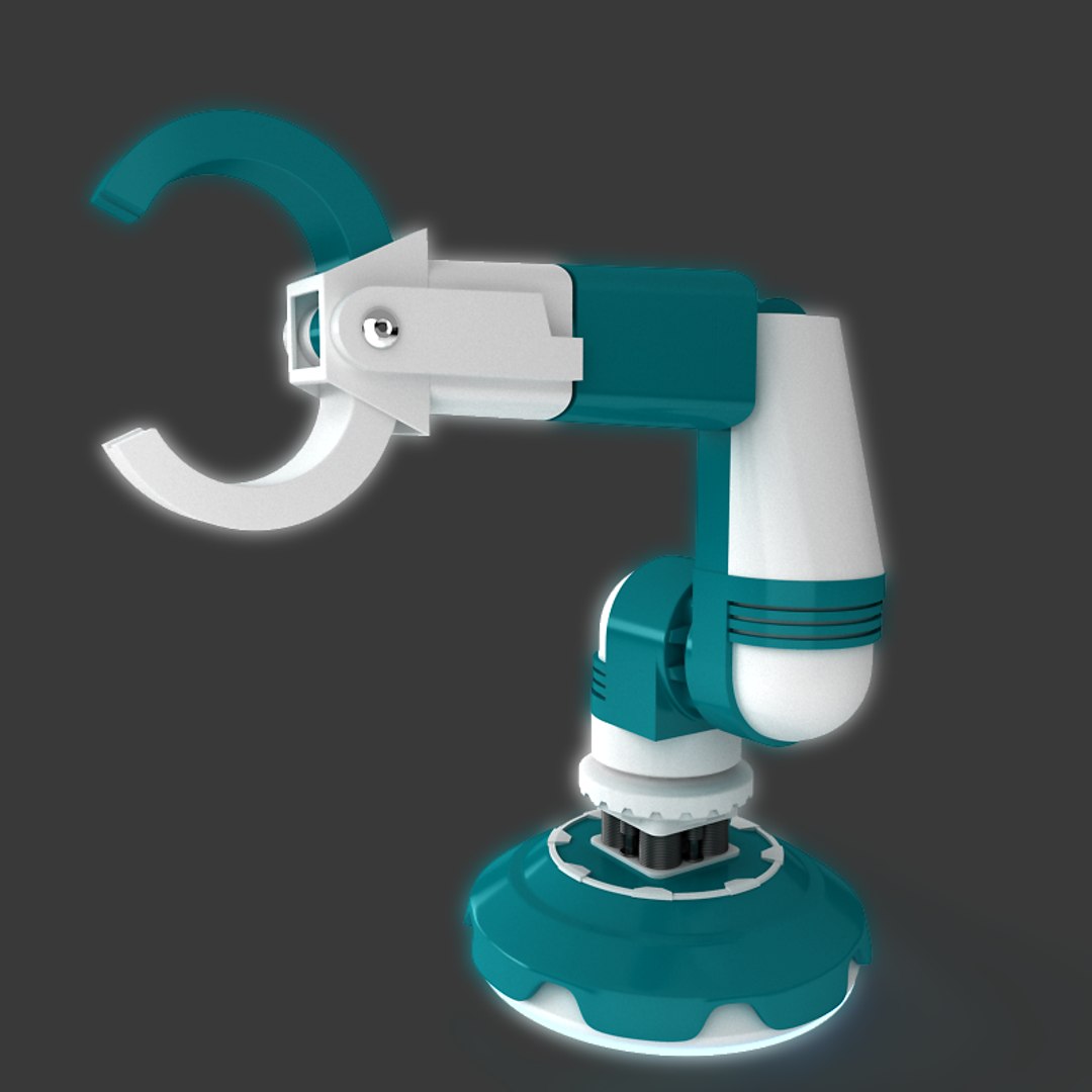 3d Max Robotic Claw