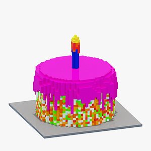 Download 3D Birthday Cake Blender Models - TurboSquid