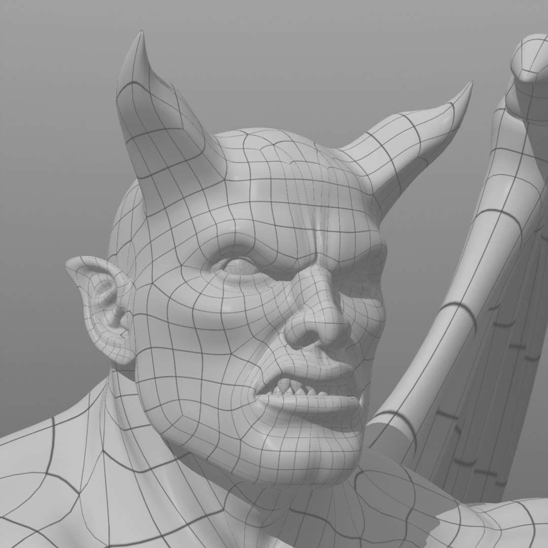 3d original demon ultra model