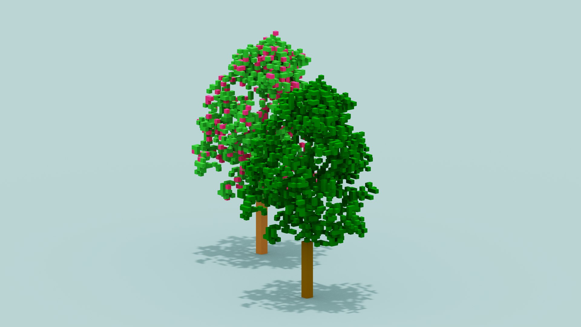 3D Voxel Tree Model - TurboSquid 1858826