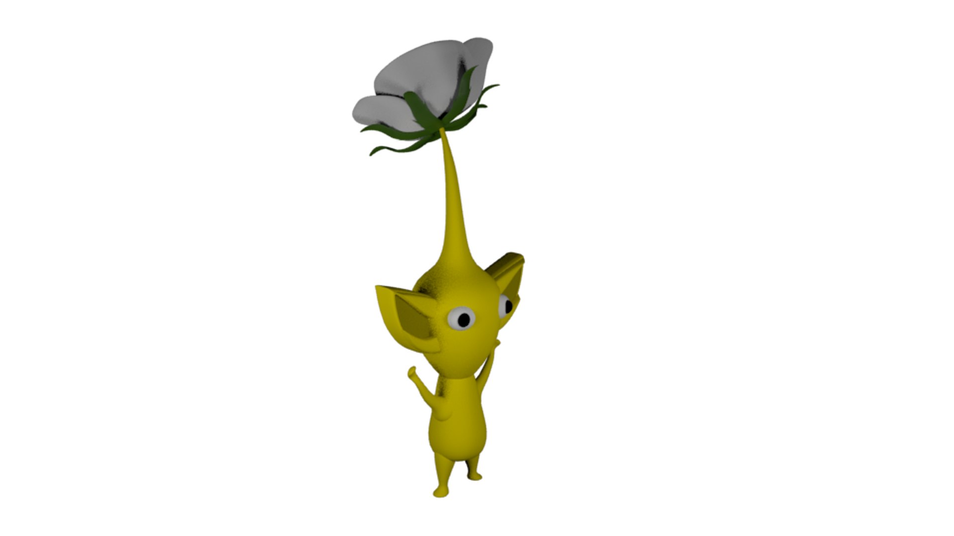Yellow Flower Pikmin 3D Model - TurboSquid 1640214