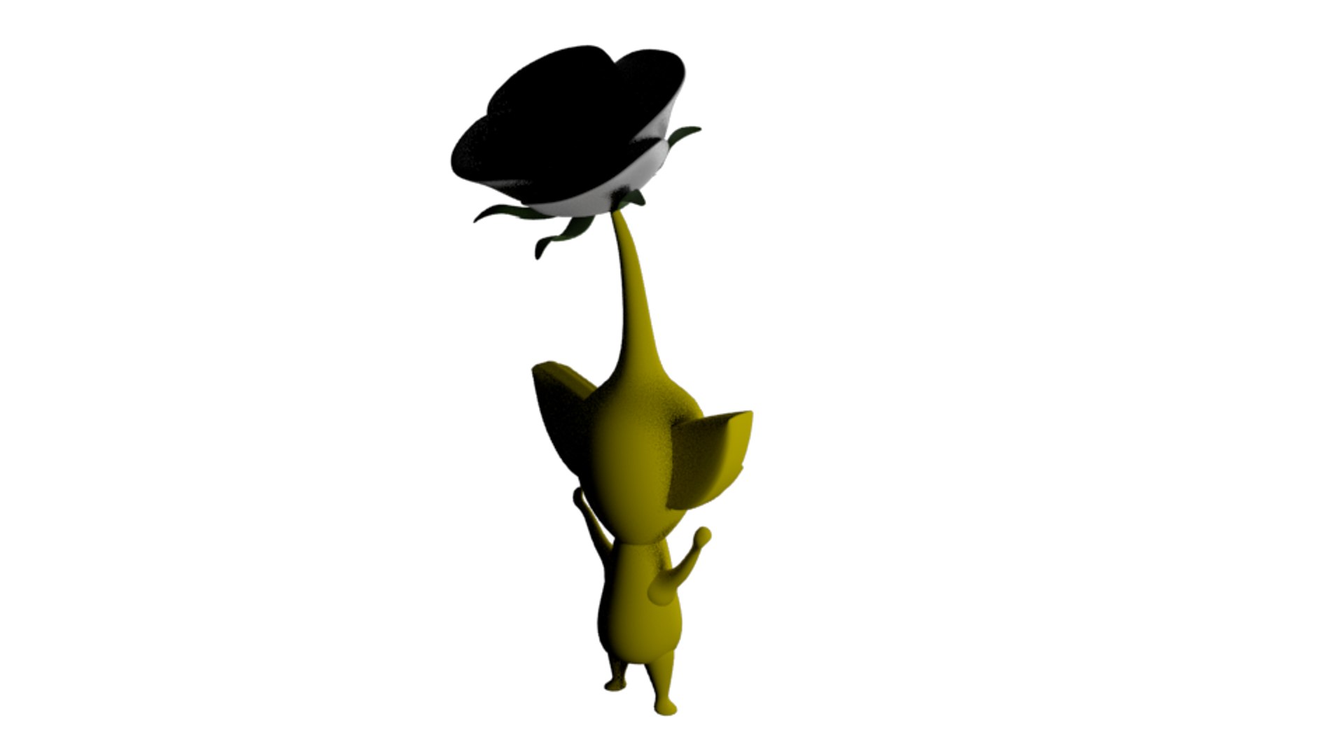 Yellow Flower Pikmin 3D Model - TurboSquid 1640214