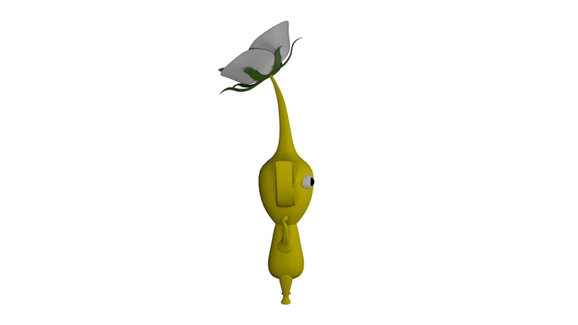 Yellow Flower Pikmin 3D Model - TurboSquid 1640214